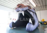 China Custom Inflatable Tiger Mascot Tunnel Entrance for Football Games 110V 220V for sale