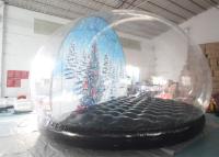 China Large PVC Inflatable Christmas Snow Globe 10ft 13ft Photo Booth for Events for sale