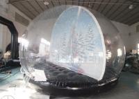 China Large PVC Inflatable Christmas Snow Globe 10ft 13ft Photo Booth for Events for sale