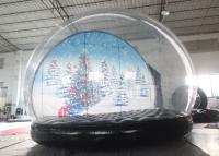 China Large PVC Inflatable Christmas Snow Globe 10ft 13ft Photo Booth for Events for sale