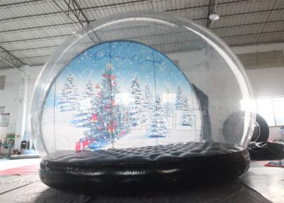 China Large PVC Inflatable Christmas Snow Globe 10ft 13ft Photo Booth for Events for sale