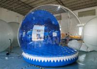 China 4m Diameter Inflatable Snow Globe Photo Booth Outdoor Christmas Decoration for Kids Adults for sale