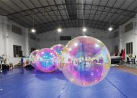 China Custom Inflatable Mirror Ball 0.6m to 6.0m PVC Disco Ball for Christmas Decoration for sale