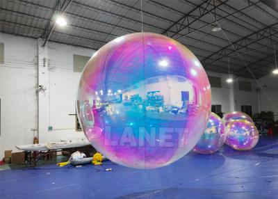 China Inflatable Mirror Disco Ball PVC Christmas Decoration 0.6m to 6m Custom Size for sale