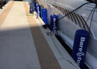 China Heavy Duty PVC Inflatable Boat Fender 1.2mm Marine Rubber Bumper with D-Rings for sale
