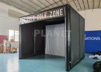 China Air Sealed Portable Inflatable Golf Hitting Cage 12x10x10ft for Home Backyard Practice for sale