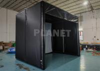China Custom Airtight PVC Inflatable Golf Practice Training Simulator Room With High Impact Screen for sale