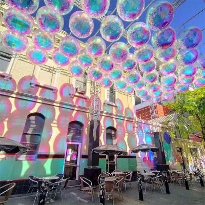 China Customized Reflective Mirror Balloons 1m Diameter Inflatable PVC Event Decor with 3-Year Warranty for sale