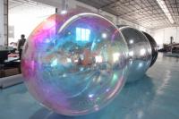 China Customized Reflective Mirror Balloons 1m Diameter Inflatable PVC Event Decor with 3-Year Warranty for sale