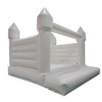 China White Inflatable Bounce House Wedding Bouncer 10x10x8.2ft PVC Jumping Castle for sale