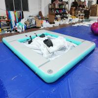 China Portable Inflatable Yacht Ocean Pool with Jellyfish Net 1000D Drop Stitch for sale