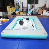 China Portable Inflatable Yacht Ocean Pool with Jellyfish Net 1000D Drop Stitch for sale