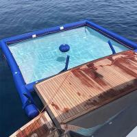 China Custom PVC Inflatable Sea Swimming Pool with Anti Jellyfish Net for Yacht Beach 3 Year Warranty for sale