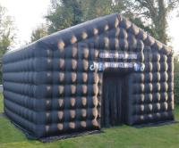 China Portable Inflatable Nightclub Cube Tent 5.5x4.9x4.3m with LED Disco Lighting for Mobile Events for sale