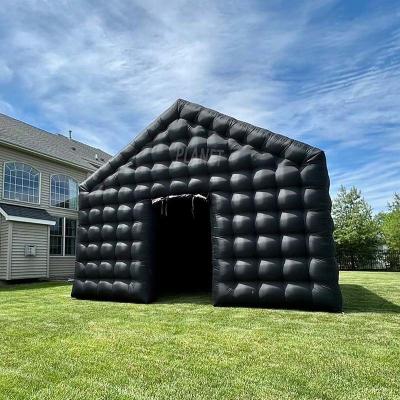 China Portable Inflatable Nightclub Cube Tent 5.5x4.9x4.3m with LED Disco Lighting for Mobile Events for sale