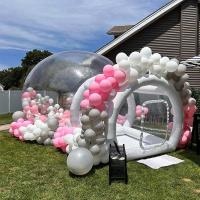 China 3.0m & 4.0m Diameter Inflatable Bubble House Tent - Transparent PVC Dome with Air Blower for sale