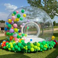 China Commercial Giant Transparent Inflatable Bubble Tent 4m Dia Outdoor Camping Dome for sale