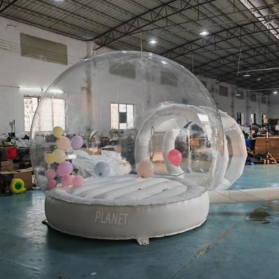 China Inflatable Bubble Bounce House 10FT PVC Dome Tent for Outdoor Party with Blower for sale