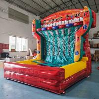 China Commercial Inflatable Connect 4 Basketball Toss Game 12x10x12ft Outdoor Sports for sale