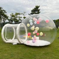 China Outdoor Single Tunnel Inflatable Bubble Dome Tent Transparent PVC 3m 4m 5m Width for sale