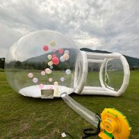 China Outdoor Single Tunnel Inflatable Bubble Dome Tent Transparent PVC 3m 4m 5m Width for sale