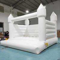 China Professional Inflatable Bounce House 3m x 3m x 2.5m with 150kg Capacity - CE Certified White Bouncy Castle for sale