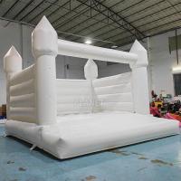 China Professional Inflatable Bounce House 3m x 3m x 2.5m with 150kg Capacity - CE Certified White Bouncy Castle for sale