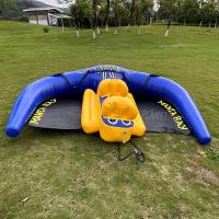 China Inflatable Manta Ray Towable Water Tube 3.6m x 2.4m PVC Flying Kite for Adults Water Sports for sale