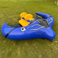 China Inflatable Manta Ray Towable Water Tube 3.6m x 2.4m PVC Flying Kite for Adults Water Sports for sale