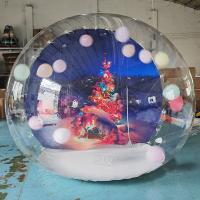 China Human Size Inflatable Snow Globe PLG-16 with Custom Printing | 7-10 Day Delivery | CE/UL Certified Blower for sale