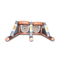 China Commercial Inflatable Axe Throwing Game 3m x 2.4m for Carnival and Events for sale