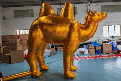 China Customized 210D Oxford Cloth Inflatable Camel 3m Tall Giant Life Size Decoration Model for sale