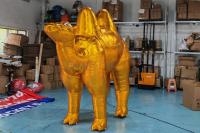 China Customized 210D Oxford Cloth Inflatable Camel 3m Tall Giant Life Size Decoration Model for sale