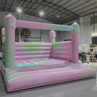 China Commercial Pastel Bounce House 13ft Inflatable Bouncy Castle Wedding Jumping for Adults Kids for sale