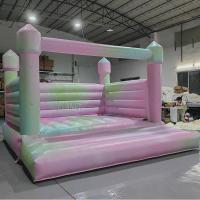 China Commercial Pastel Bounce House 13ft Inflatable Bouncy Castle Wedding Jumping for Adults Kids for sale