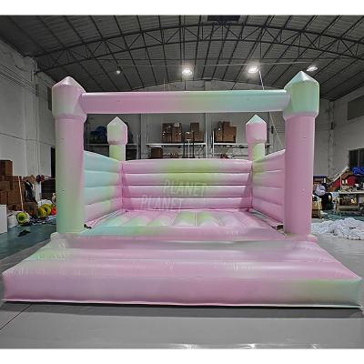 China Commercial Pastel Bounce House 13ft Inflatable Bouncy Castle Wedding Jumping for Adults Kids for sale