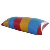 China Outdoor Inflatable Water Blob Trampoline 12x3m 0.9mm PVC Airtight Water Catapult Blob for sale
