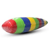 China Outdoor Inflatable Water Blob Trampoline 12x3m 0.9mm PVC Airtight Water Catapult Blob for sale