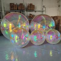 China Inflatable Mirror Ball 40cm-600cm Diameter PVC Reflective Sphere for Party & Event Decoration for sale
