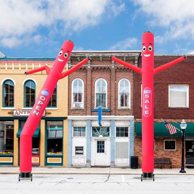 China Mini PVC Inflatable Sky Dancer 3m High Advertising Air Fly Man for Promotion for sale