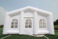 China Customized Inflatable Marquee Tent 20m x 10m Outdoor Party Wedding Event Tent with LED Light for sale