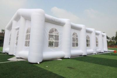 China Customized Inflatable Marquee Tent 20m x 10m Outdoor Party Wedding Event Tent with LED Light for sale