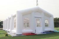 China Customized Inflatable Marquee Tent 20m x 10m Outdoor Party Wedding Event Tent with LED Light for sale