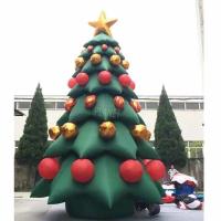 China Giant 20ft Inflatable Christmas Tree with Gift Outdoor Yard Decoration for sale