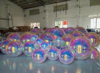 China Double Layer PVC Inflatable Mirror Ball 0.6m to 6m Customizable Diameter for Events for sale