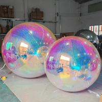 China Double Layer PVC Inflatable Mirror Ball 0.6m to 6m Customizable Diameter for Events for sale