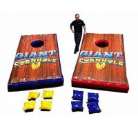 China Giant Inflatable Corn Hole Game 2.4m PVC Toss Throw Set for Outdoor Party for sale