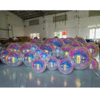 China Custom Inflatable Mirror Ball 0.4-6m Diameter PVC Reflective Balloon for Party Decoration for sale