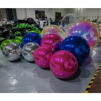 China Inflatable Mirror Ball 100cm PVC Disco Sphere for Christmas Party Decoration Custom Sizes for sale