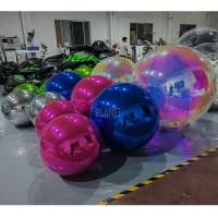 China Inflatable Mirror Ball 100cm PVC Disco Sphere for Christmas Party Decoration Custom Sizes for sale